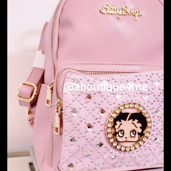 Betty Boop | Bags | Betty Boop Backpack With Bling Nwt | Poshmark